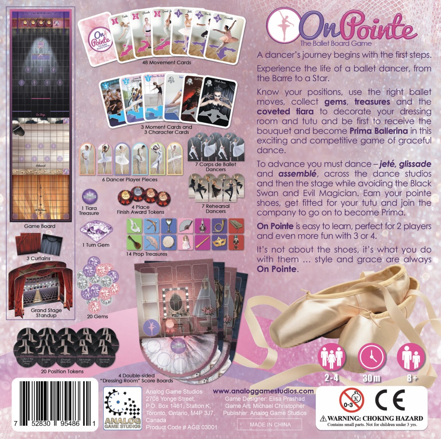On Pointe: The Ballet Board Game — Journey of a Dancer